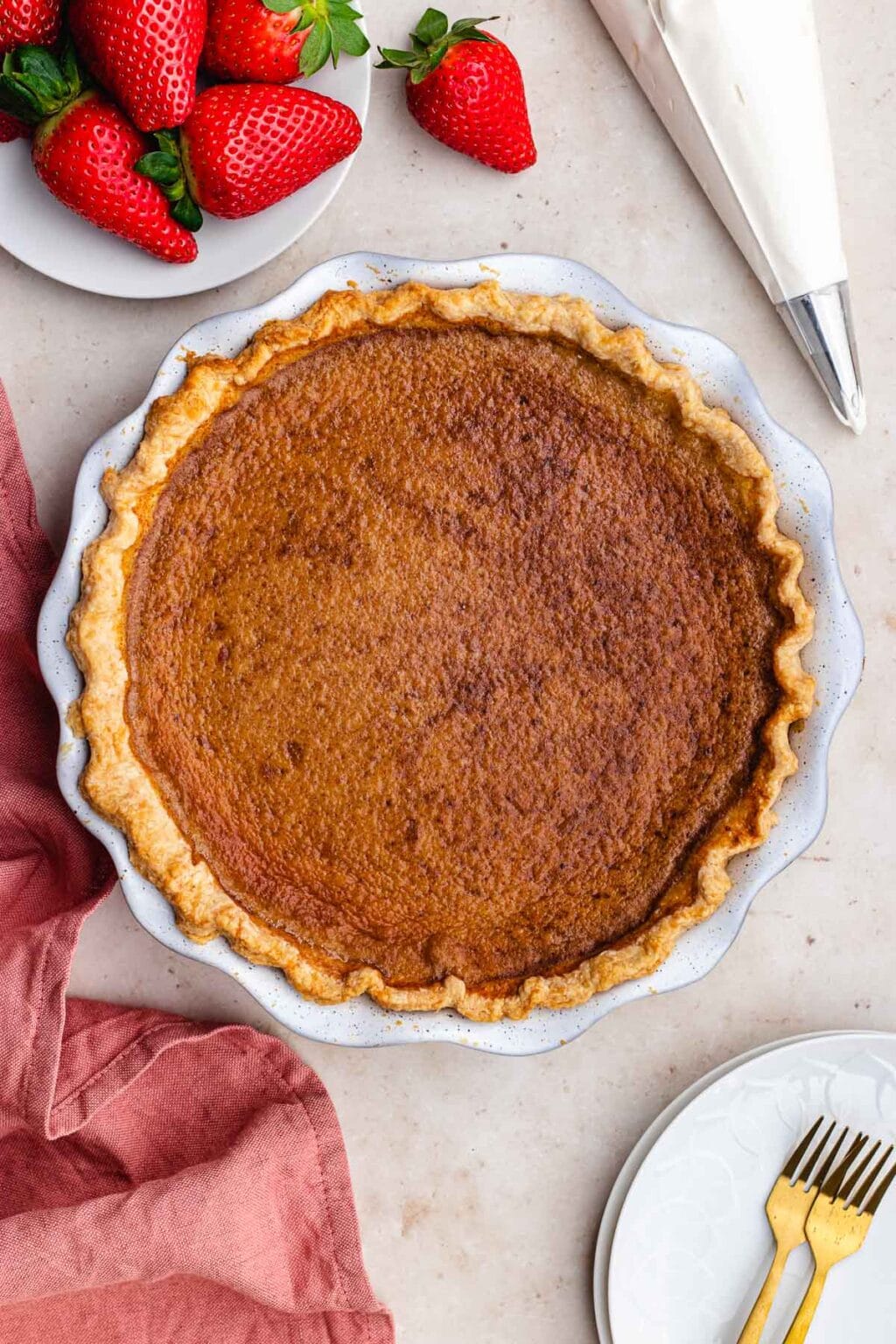 Old Fashioned Custard Pie Recipe - Dinner, then Dessert