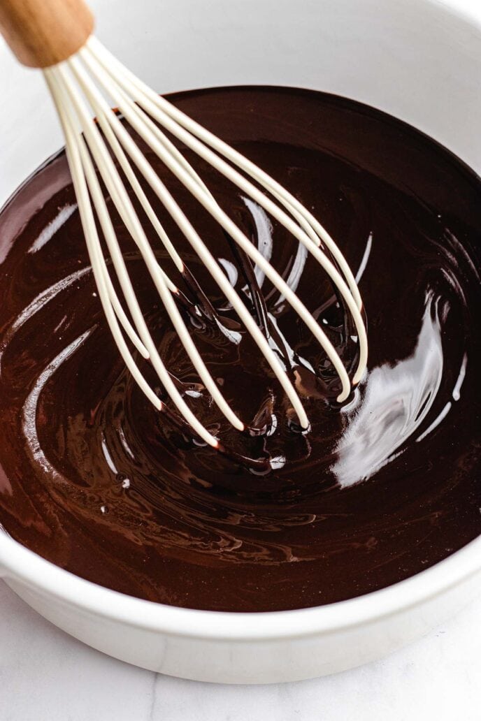 Easy Dark Chocolate Frosting Recipe - Dinner, then Dessert