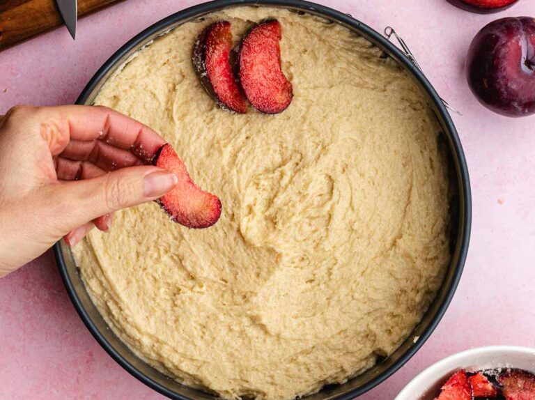Easy Plum Cake Recipe - Dinner, then Dessert