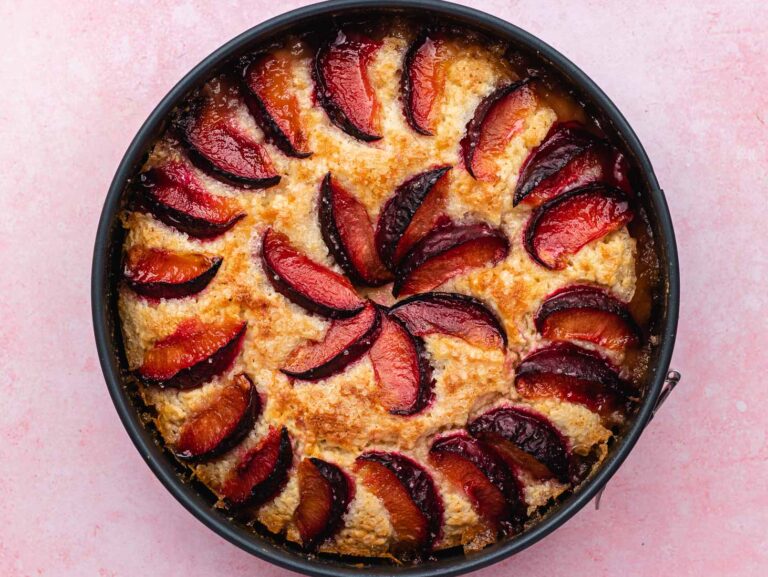 Easy Plum Cake Recipe - Dinner, then Dessert
