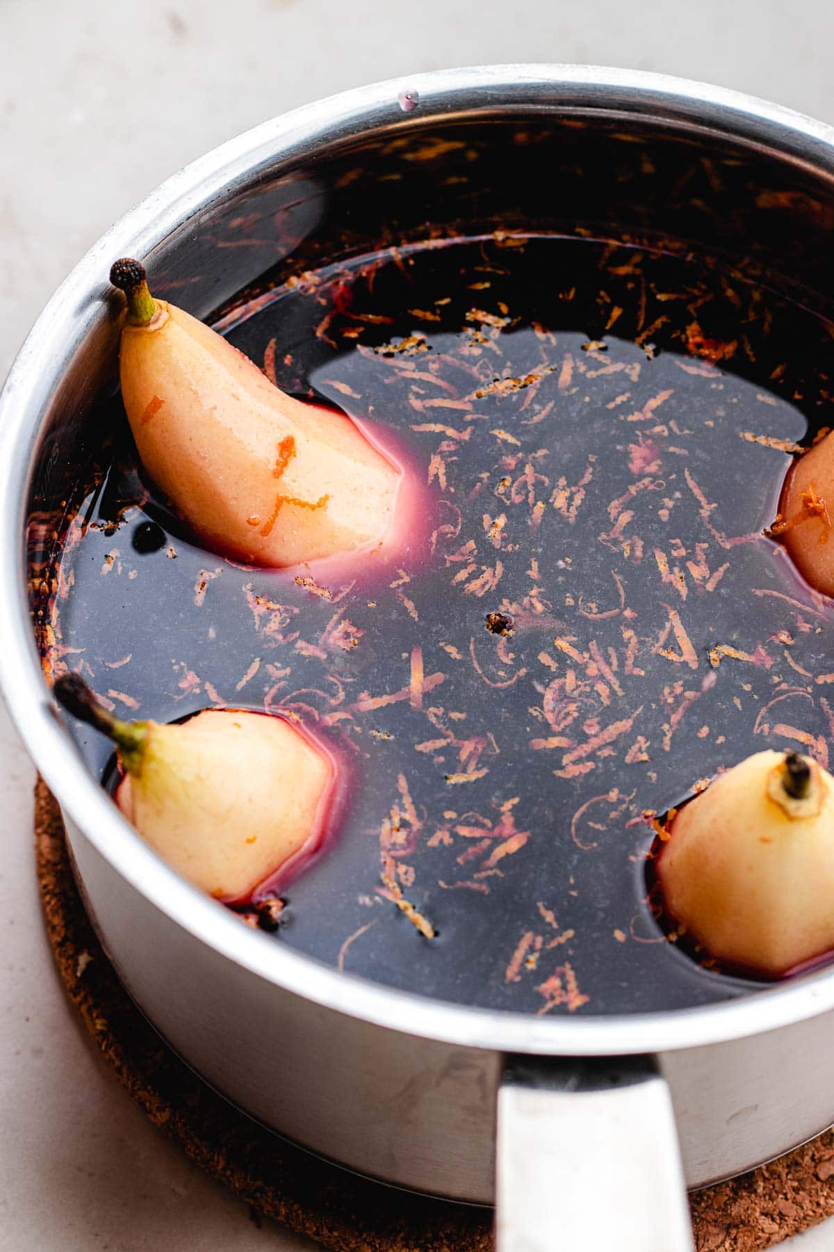 Beautiful Poached Pears Recipe - Dinner, then Dessert