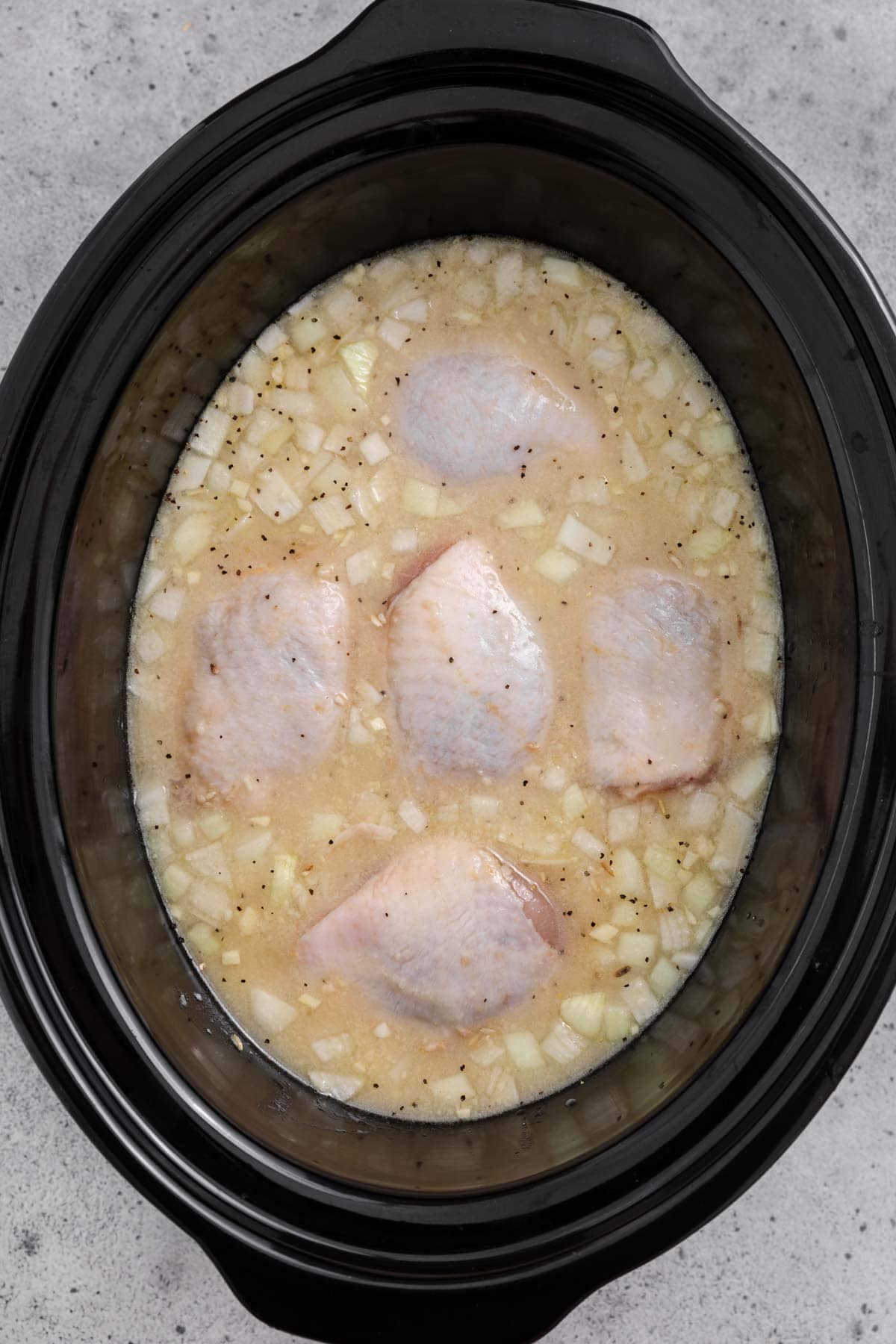 Easy Slow Cooker Chicken and Rice Recipe - Dinner, then Dessert
