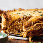 Easy Spaghetti Pie Recipe - Dinner, then Dessert