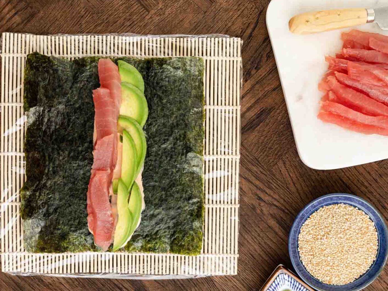 Spicy Tuna Rolls Recipe - Dinner, then Dessert