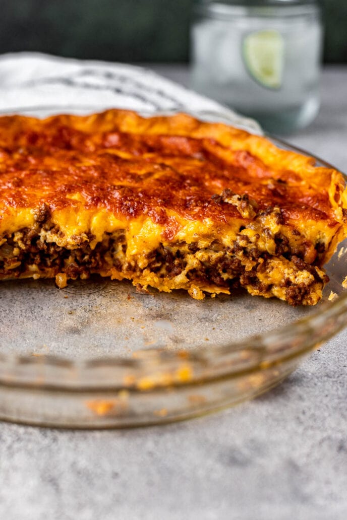 Taco Pie Recipe - Dinner, then Dessert