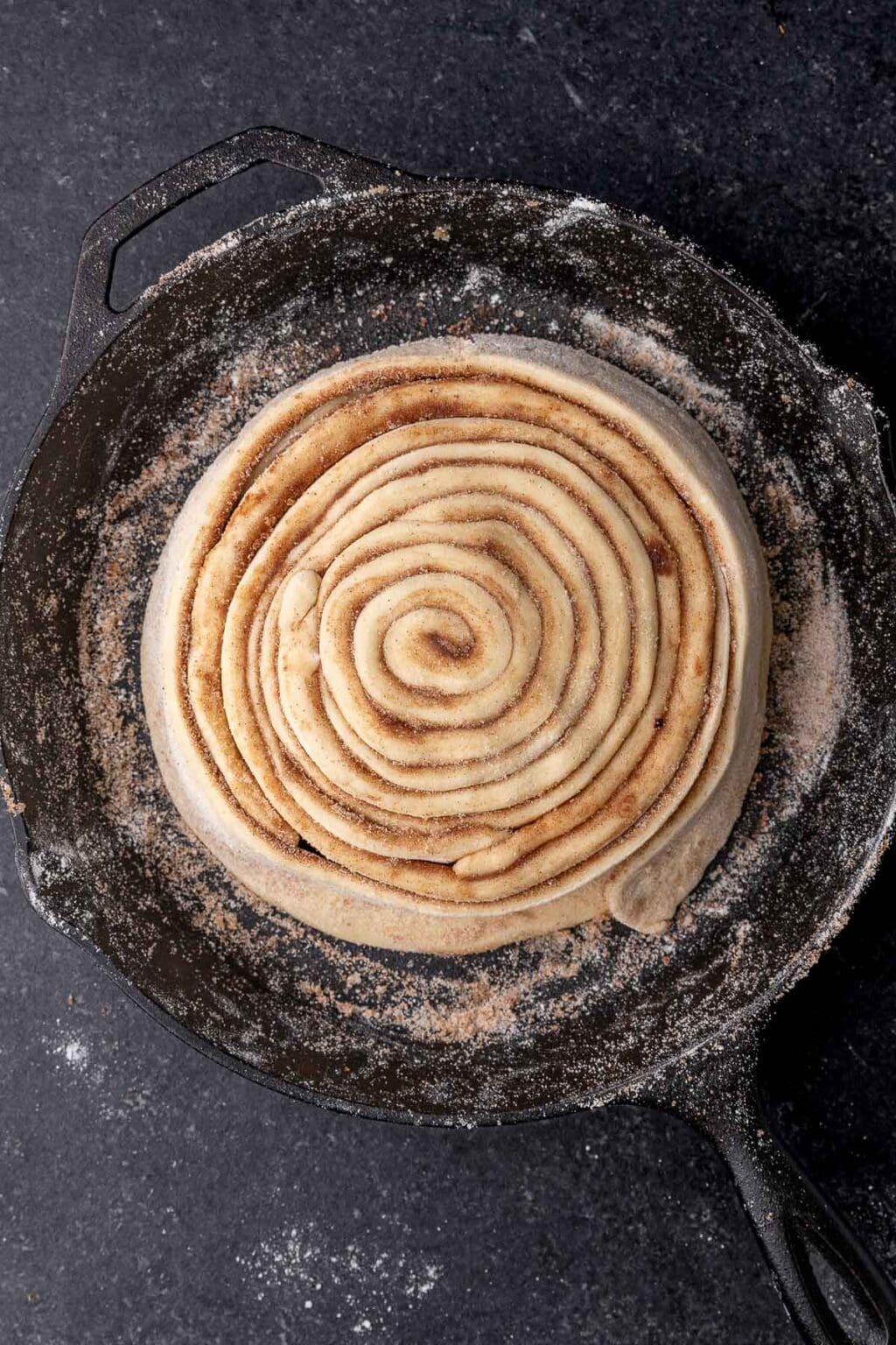 Easy Giant Cinnamon Roll - Dinner, then Dessert
