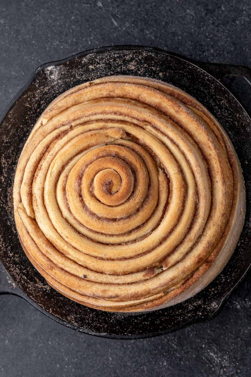 Easy Giant Cinnamon Roll - Dinner, then Dessert