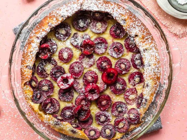 Easy Cherry Clafoutis Recipe - Dinner, then Dessert