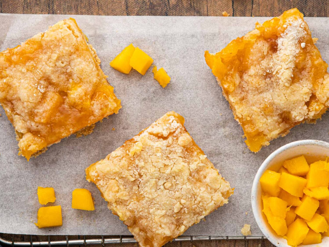 Mango Bars Recipe - Dinner, then Dessert