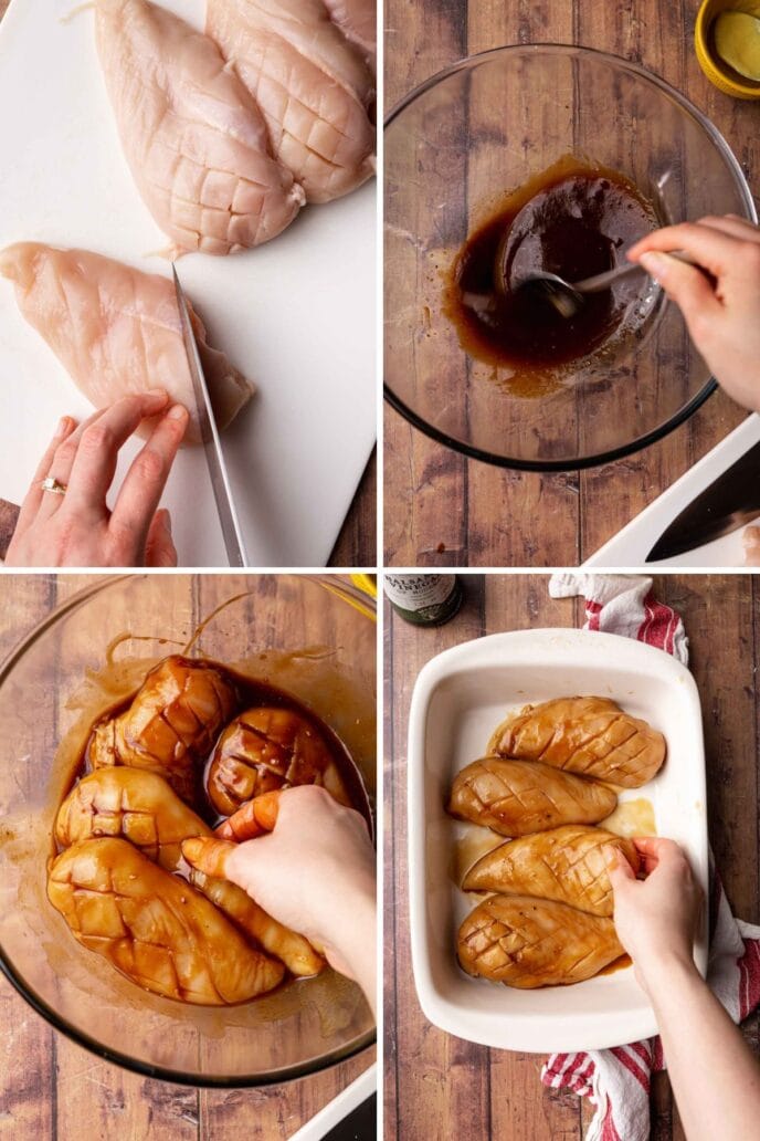 Balsamic Chicken Recipe - Dinner, then Dessert