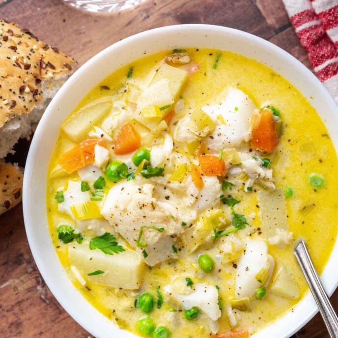 Easy Fish Soup Recipe - Dinner, then Dessert