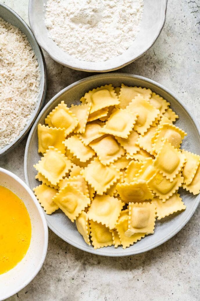 Quick and Easy Fried Ravioli Recipe - Dinner, then Dessert