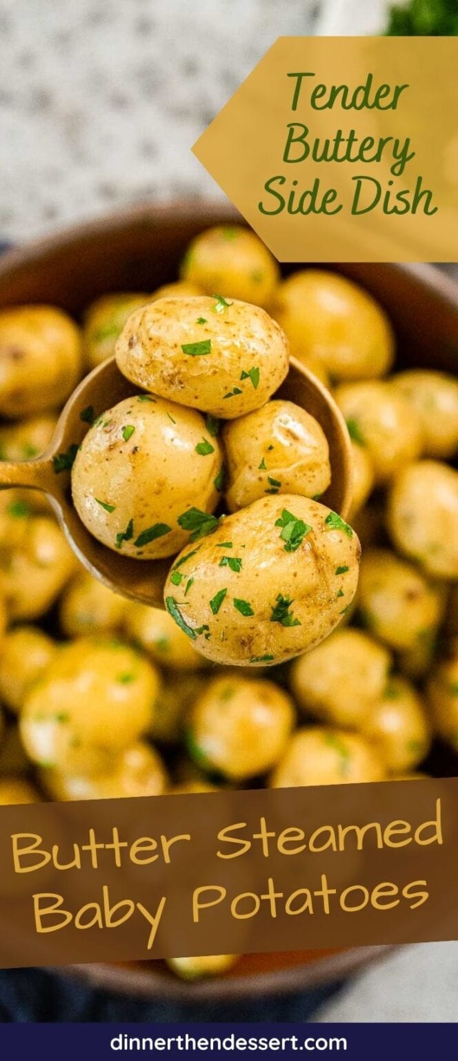 Butter Steamed Baby Potatoes Recipe - Dinner, then Dessert