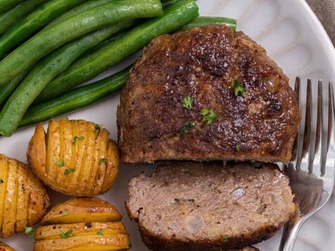 Easy Chopped Steak Recipe - Dinner, then Dessert