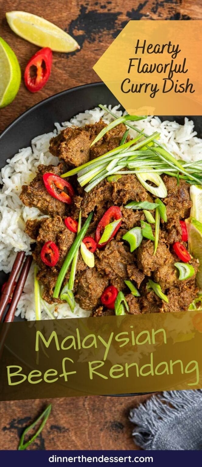 Beef Rendang Recipe - Dinner, then Dessert