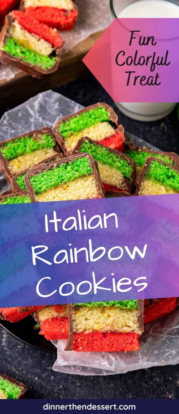 Italian Rainbow Cookies Recipe - Dinner, then Dessert