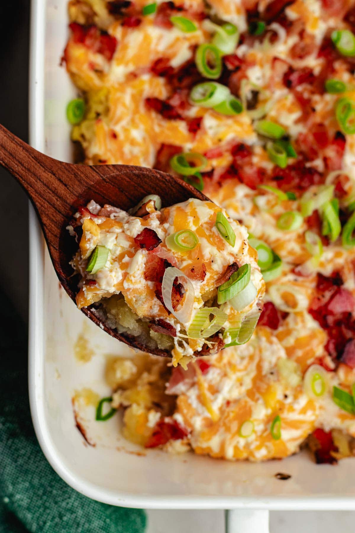Easy Loaded Twice Baked Potato Casserole Recipe - Dinner, then Dessert