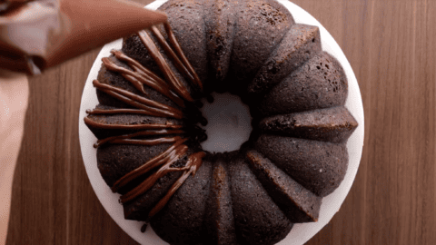 Triple Chocolate Bundt Cake Recipe [VIDEO] - Dinner, then Dessert