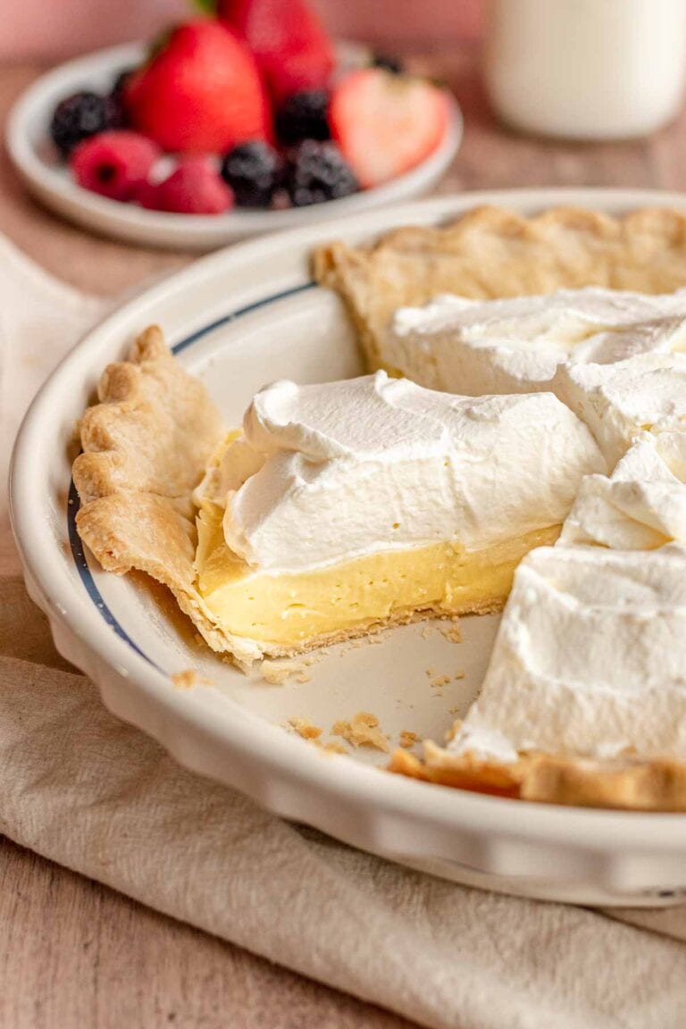 Cream Pie Recipe - Dinner, then Dessert