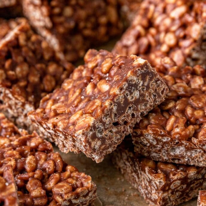 Quick and Easy Fudge Krispies Recipe - Dinner, then Dessert