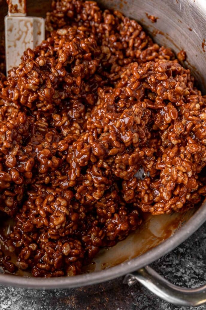 Quick and Easy Fudge Krispies Recipe - Dinner, then Dessert