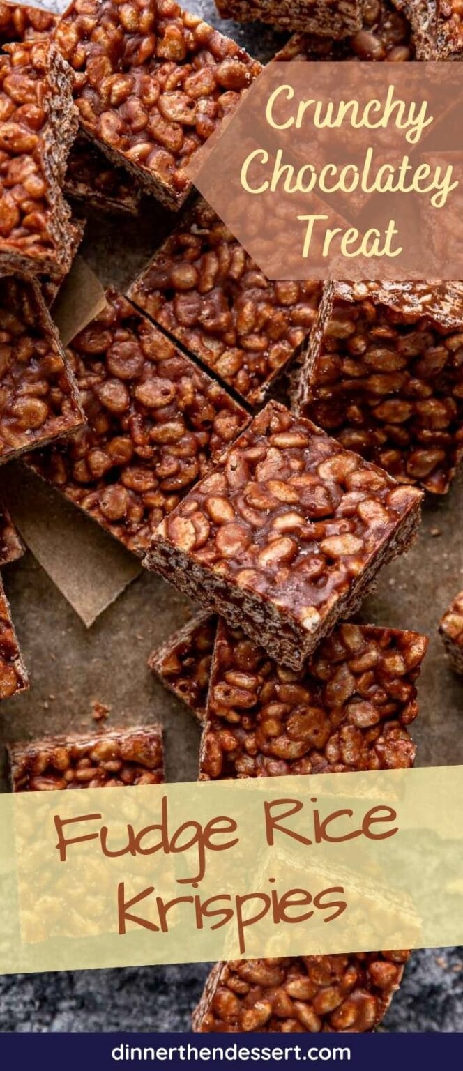 Quick and Easy Fudge Krispies Recipe - Dinner, then Dessert