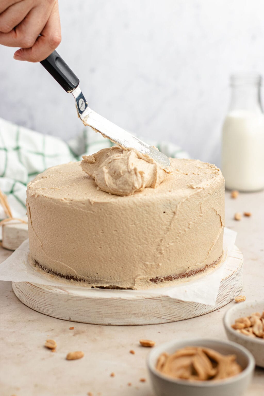 The Best Peanut Butter Layer Cake Recipe - Dinner, then Dessert