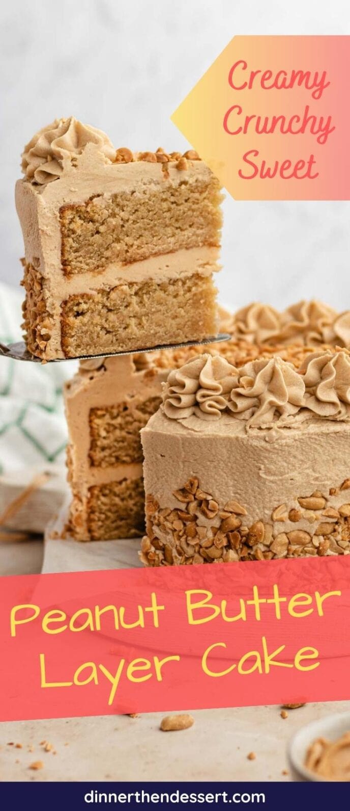 The Best Peanut Butter Layer Cake Recipe - Dinner, then Dessert