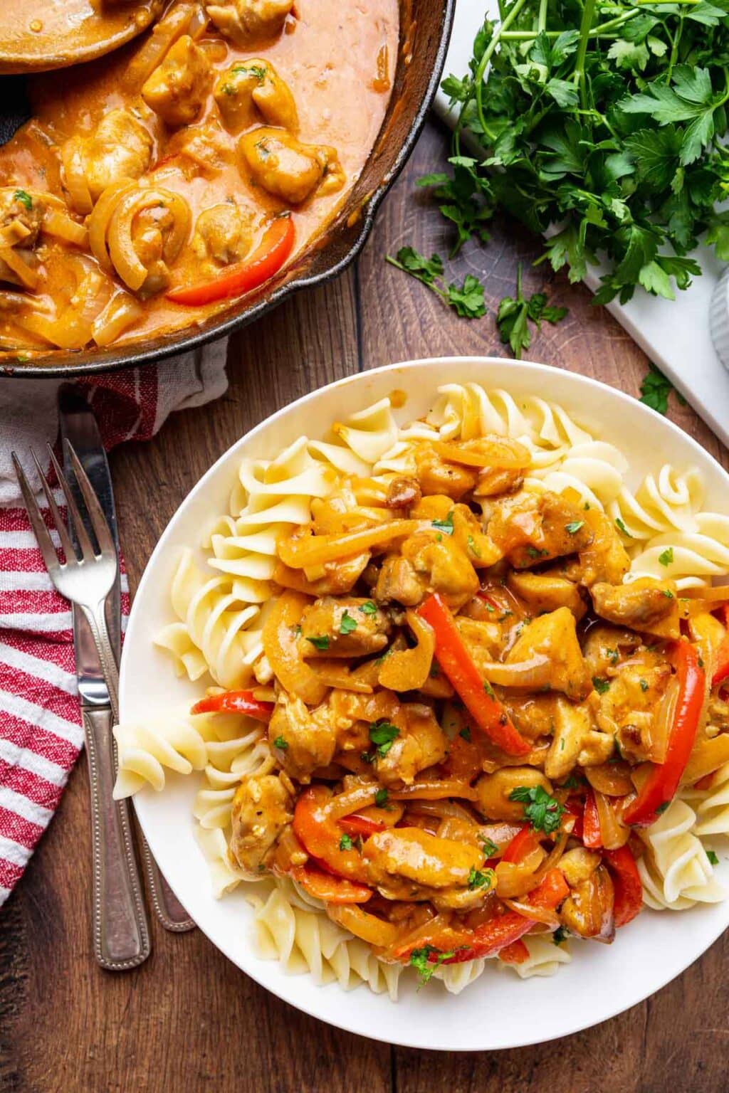 Hungarian Chicken Paprikash Recipe - Dinner, then Dessert