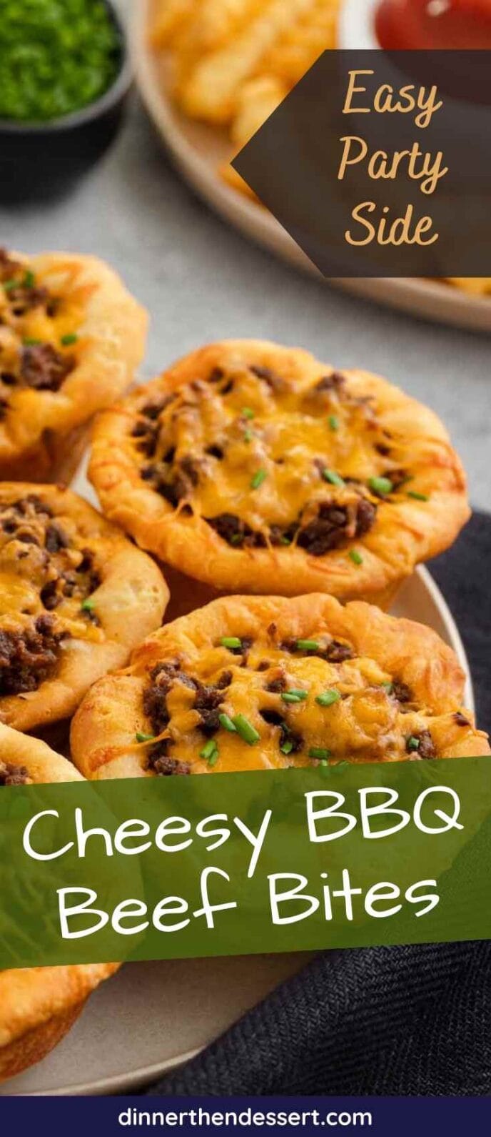 Cheesy BBQ Beef Bites Recipe - Dinner, then Dessert