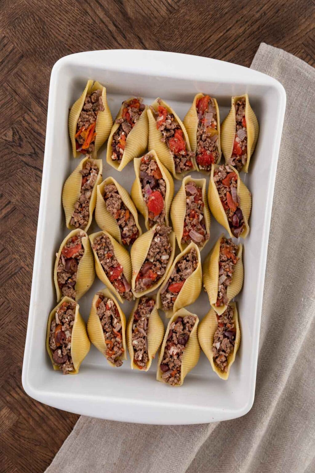 Greek Stuffed Shells - Dinner, then Dessert