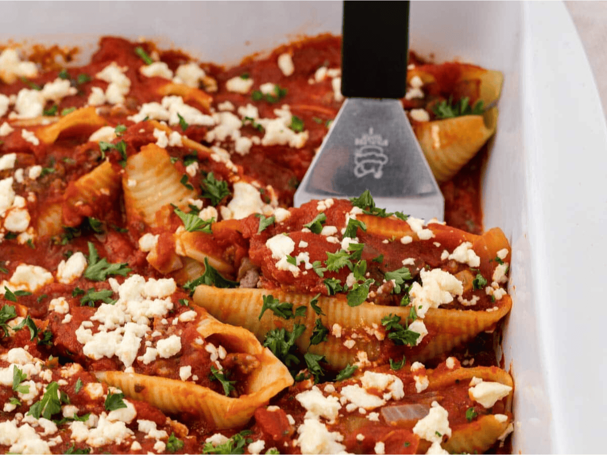 Greek Stuffed Shells - Dinner, then Dessert