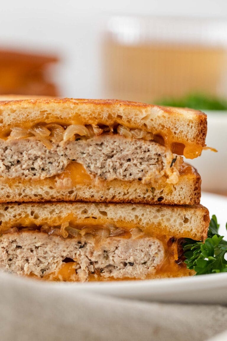 Easy Turkey Patty Melt Recipe - Dinner, then Dessert
