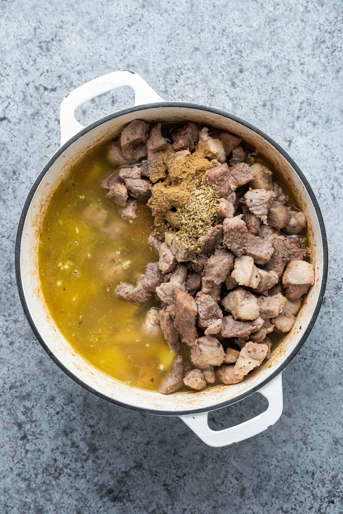 Easy Green Chili Stew Recipe - Dinner, then Dessert