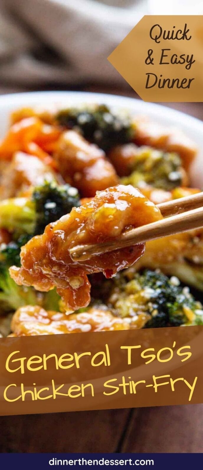 General Tso's Chicken Stir-Fry Recipe - Dinner, then Dessert