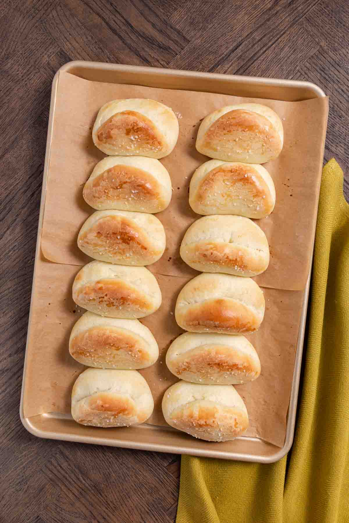 Homemade Parker House Rolls Recipe - Dinner, then Dessert