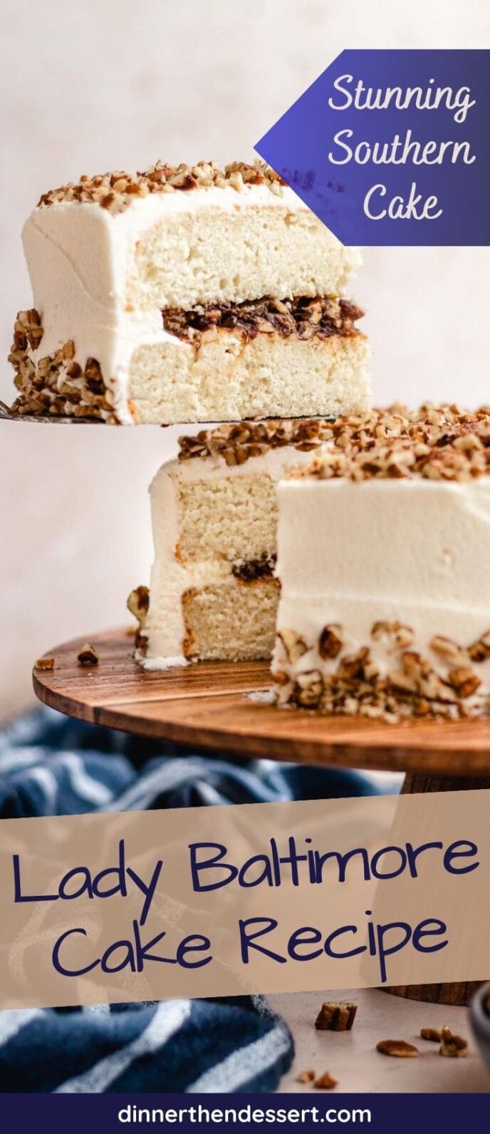 Classic Lady Baltimore Cake Recipe - Dinner, then Dessert