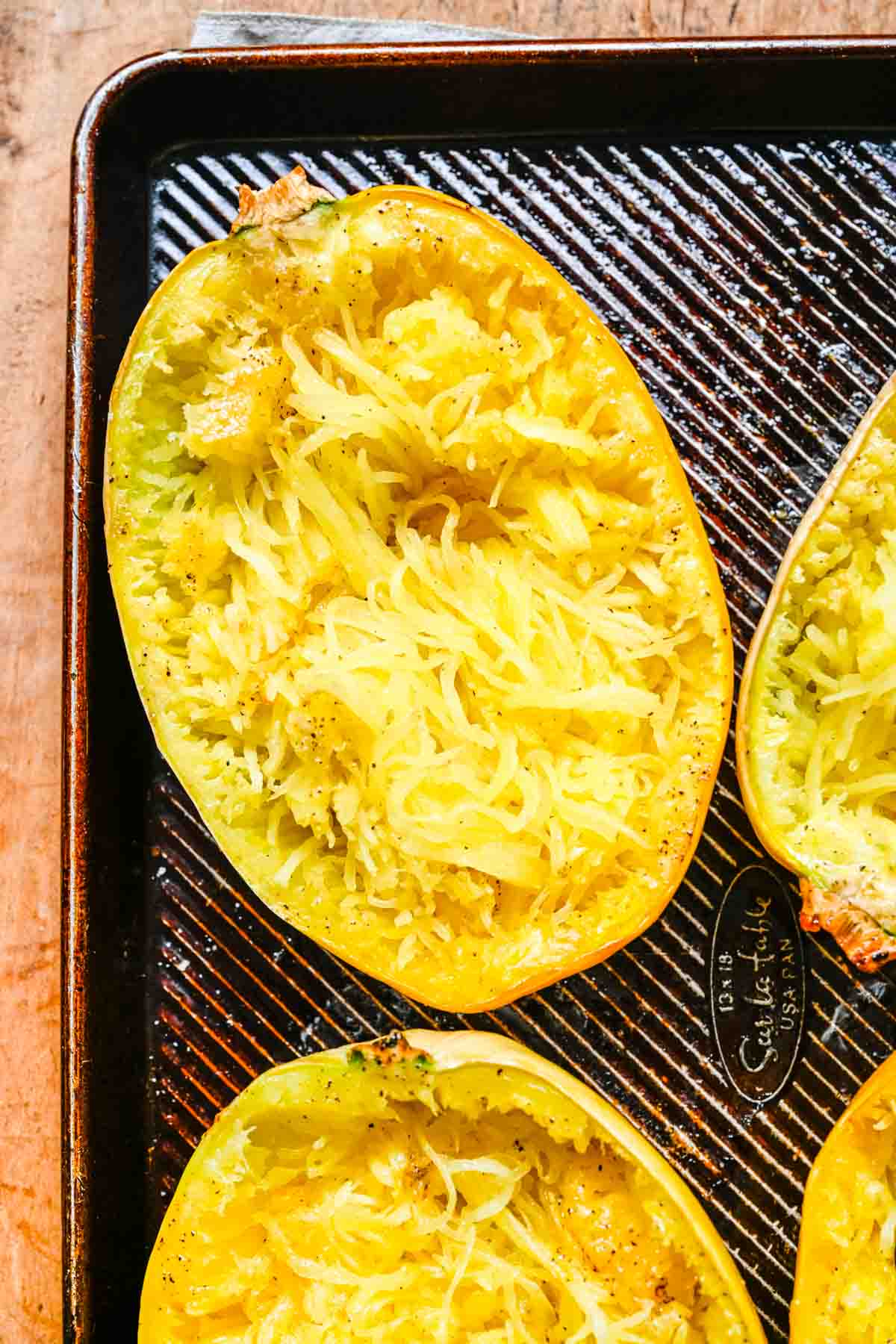 Easy Roasted Spaghetti Squash Recipe - Dinner, then Dessert