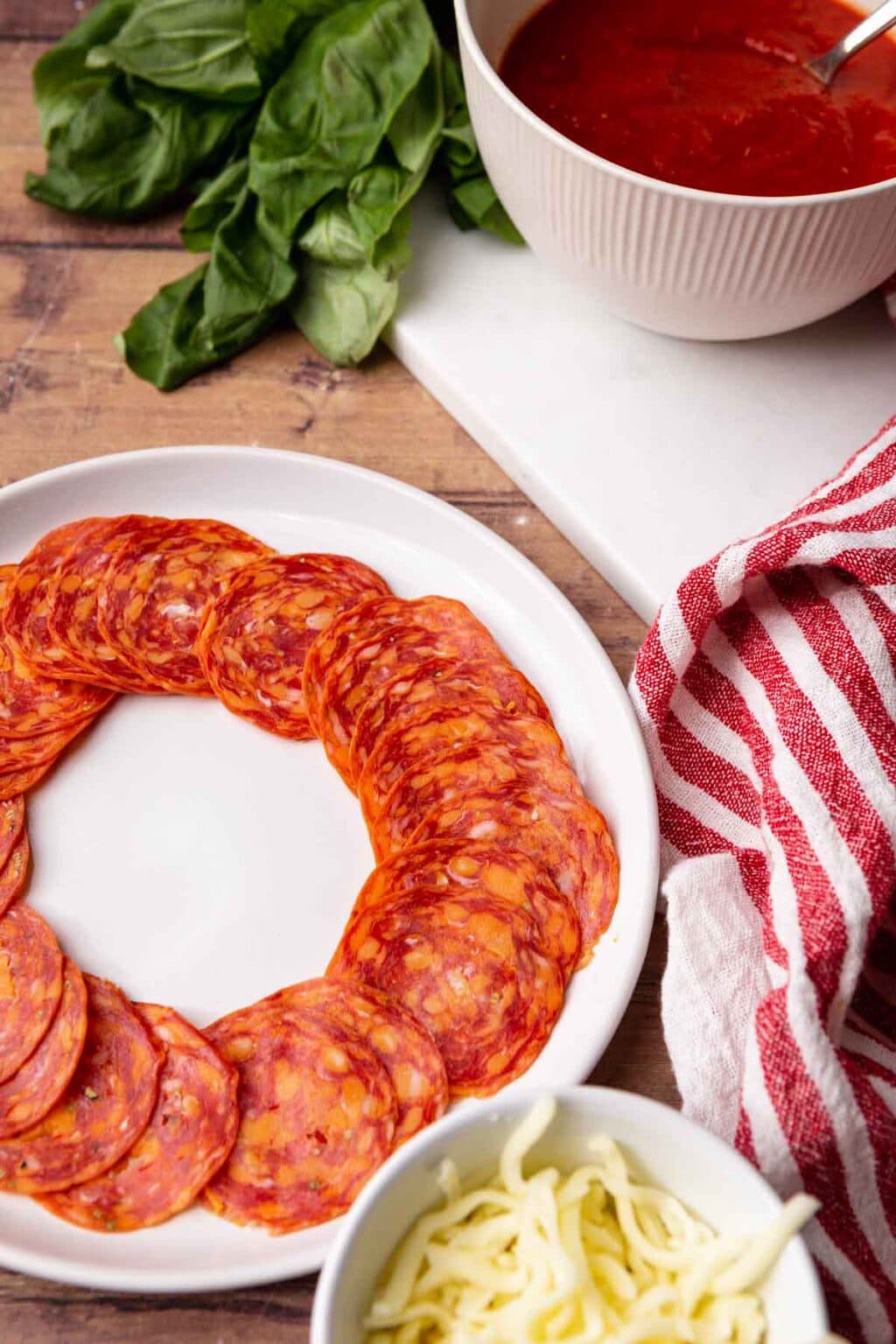 Thin Crust Pepperoni Pizza Recipe - Dinner, then Dessert