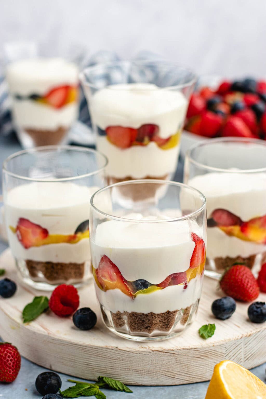 Cheesecake Parfaits Recipe - Dinner, then Dessert