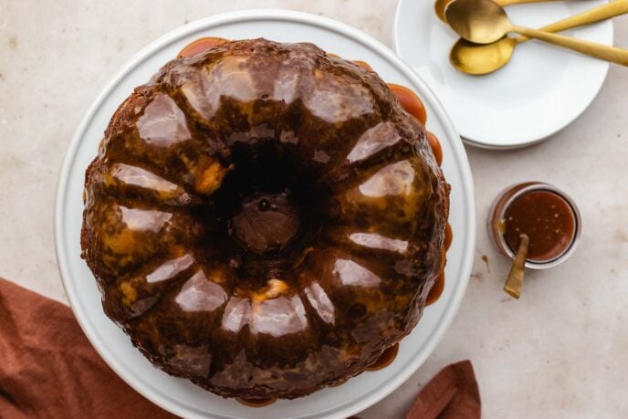 Classic Chocoflan Recipe - Dinner, then Dessert