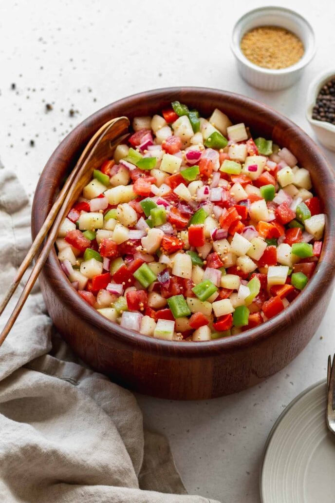 The Best Chopped Salad Recipe - Dinner, then Dessert