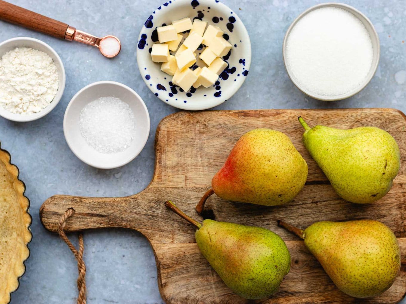 Easy Pear Tart Recipe - Dinner, then Dessert