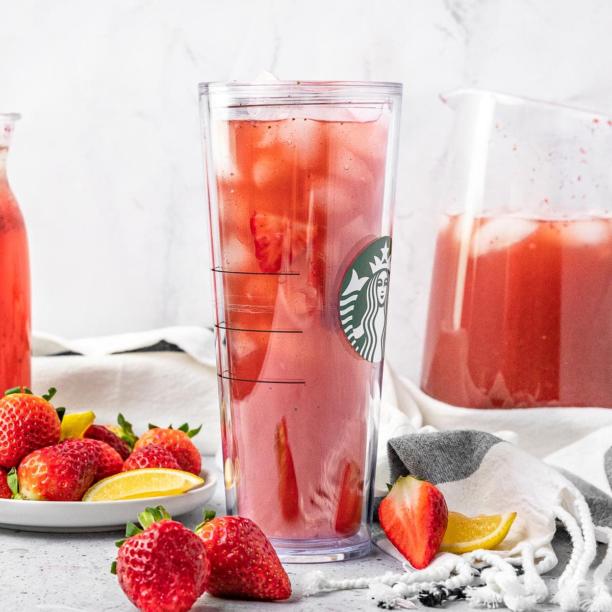 Starbucks Strawberry Acai Refresher (Copycat) - Dinner, then Dessert