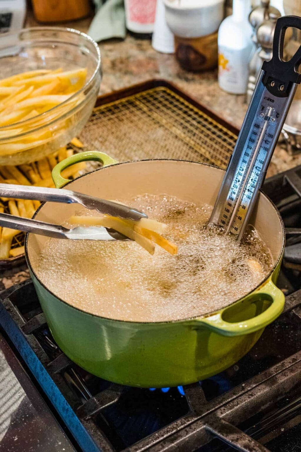 Crispy Thin French Fries (Fast Food Style) Recipe - Dinner, then Dessert