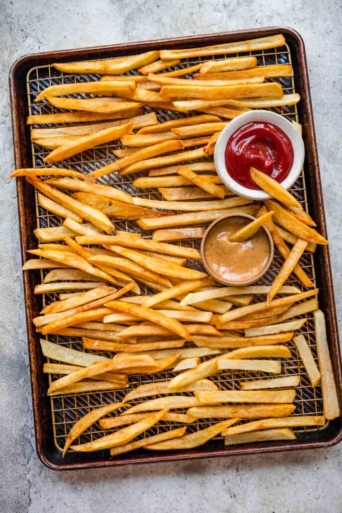 Crispy Thin French Fries (Fast Food Style) Recipe - Dinner, then Dessert