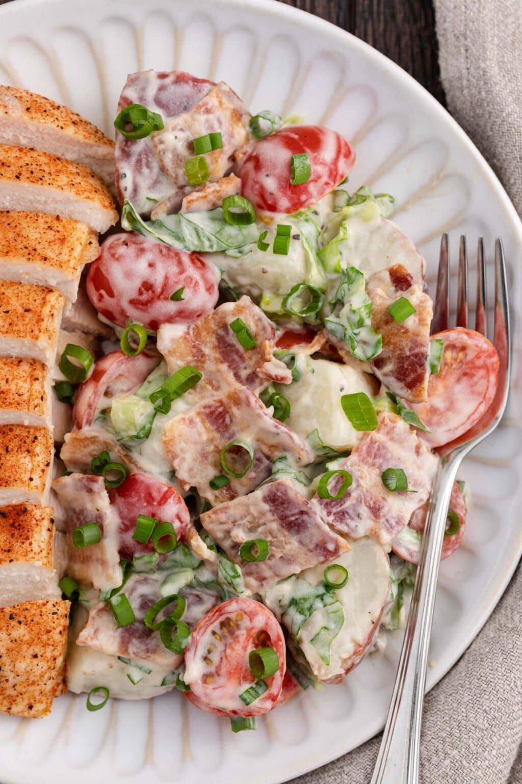 BLT Potato Salad Recipe - Dinner, then Dessert