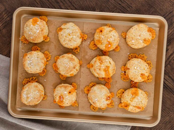 Cheddar Corn Biscuits Recipe - Dinner, then Dessert