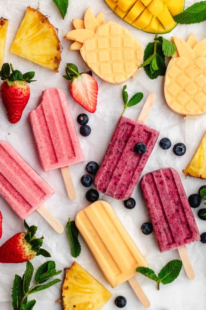 Fruity Homemade Popsicles Recipe - Dinner, then Dessert