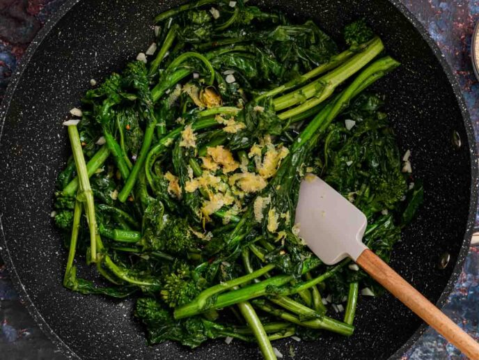 Sauteed Broccoli Rabe Recipe - Dinner, then Dessert